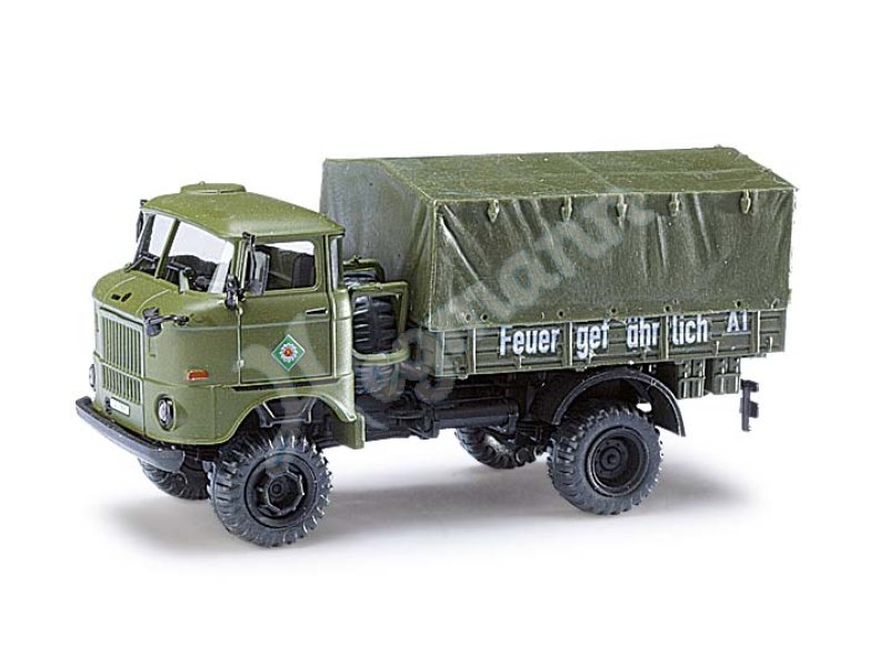 IFA W50 LA/A Bereitsch.Poliz ESPEWE-Miniatur-Fahrzeugmodell im ...